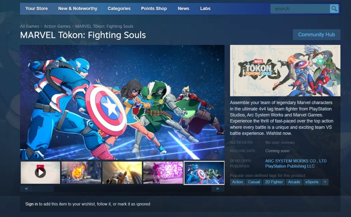 Marvel Tokon: Fighting Souls Muncul di Steam, Usung Region-Lock ...